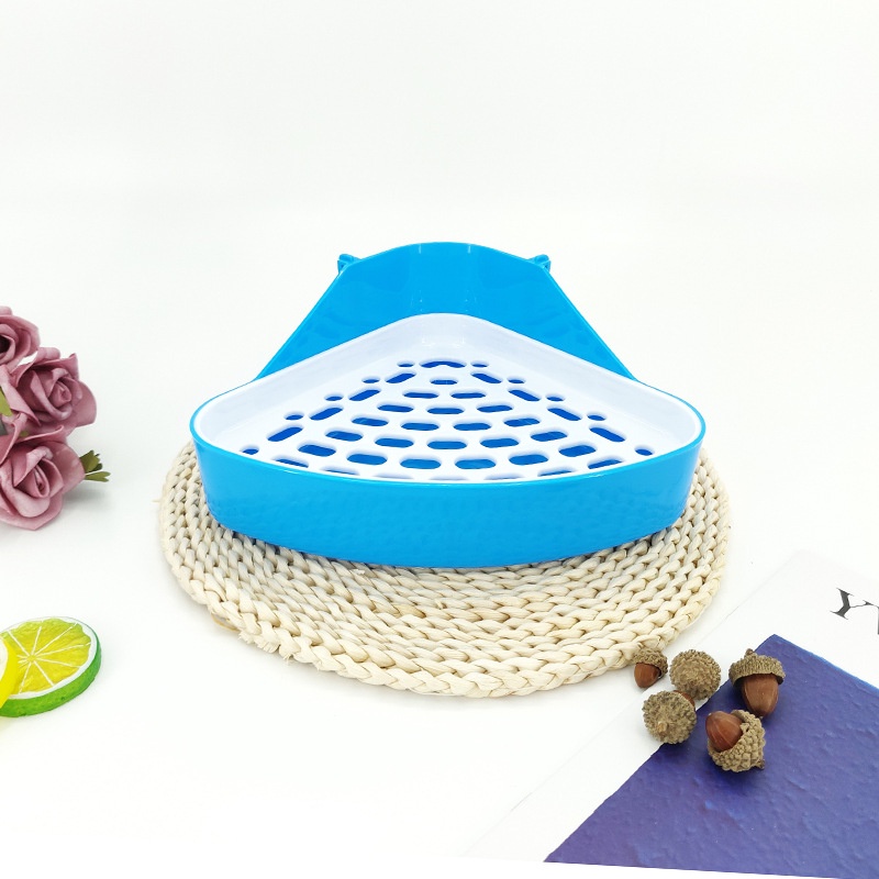 Rabbit Litter Box Rectangular Hamster Toilet Bunny Litter Box Rabbit ...