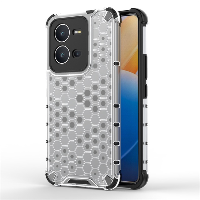 Shockproof Case Cover VIVO V25e V25 Pro V27e V27 V23 V21e V21 V15 Case New Transparent Honeycomb ...