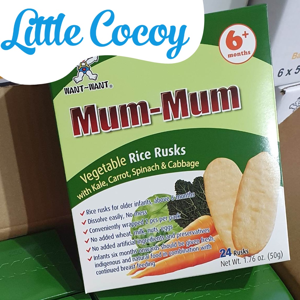 Mum- Mum Vegetable Rice Rusks - Biscuits for Babies | Shopee Philippines