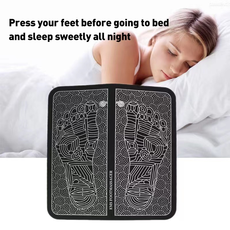 Foot Massager Pad Pes Muscle Electric EMS Health Relax Physiotherapy ...