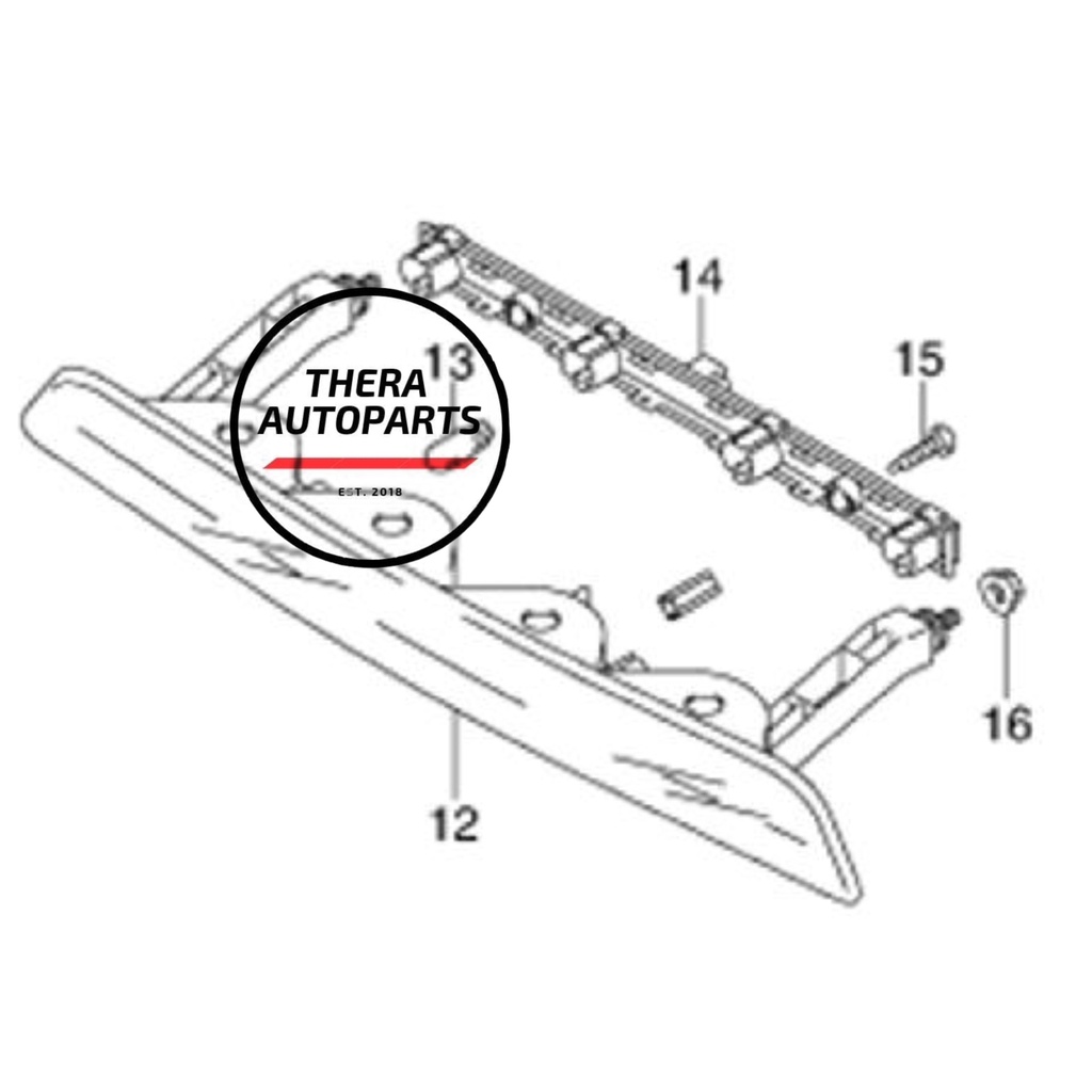SUZUKI High Mount Stop Lamp Original SGP SplashSUZUKI | Shopee Philippines