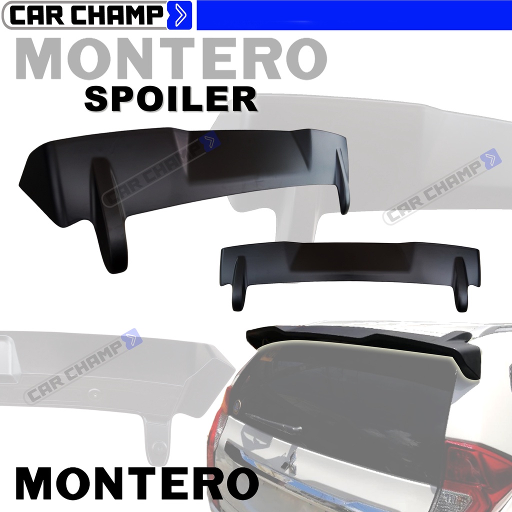 Mitsubishi Montero 2020 to 2025 OEM Spoiler MATTE BLACK 2020 2021 2022 ...