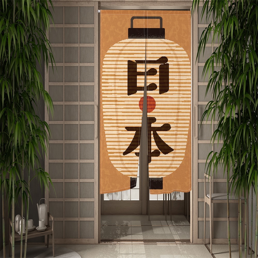 Words Kitchen Curtain Bedroom Partition Curtain Noren Japanese Style ...