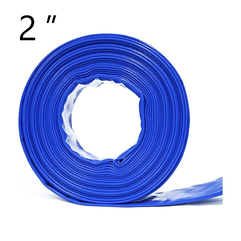 30m To 60m 2" 3" 4" Submersible Water Pump Hose Discharge Duct Flat ...