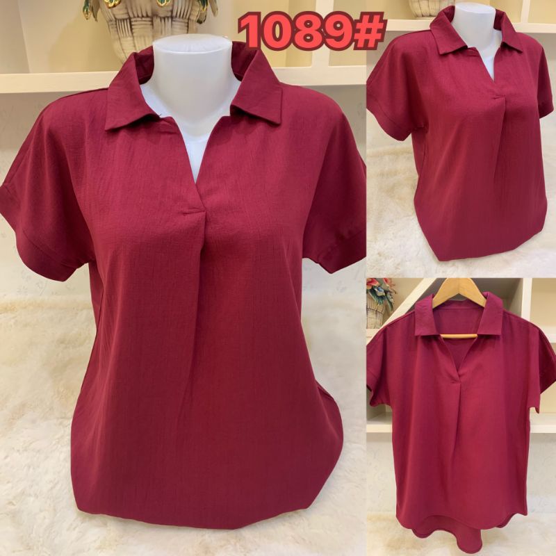 New style Bangkok fashion casual Batwing sleeve solid color blouse 1089 ...