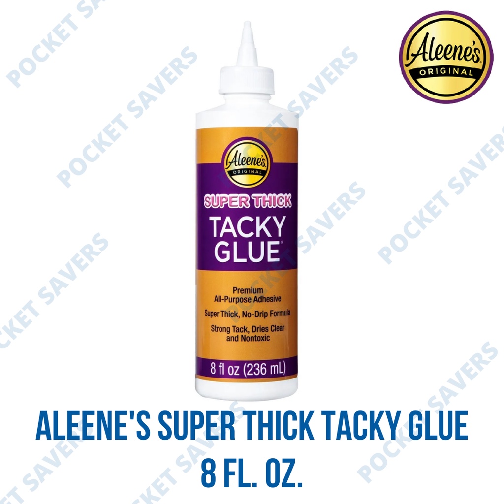 Aleene's Super Thick Tacky Glue 4 oz - 8 oz (Heavy Bond, Adhesive ...
