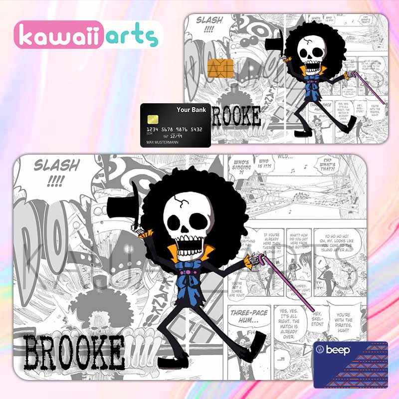 One Piece CHIBI - Anime - Card Skin Stickers ( ATM / BANK / BEEP ...