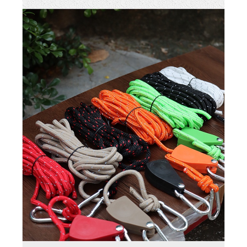 Reflective wind rope thickened sky curtain umbrella rope tent umbrella ...