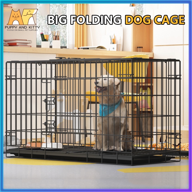 【Size L/XL/XXL】 Folding Dog Cage portable pet cage easy to carry ...