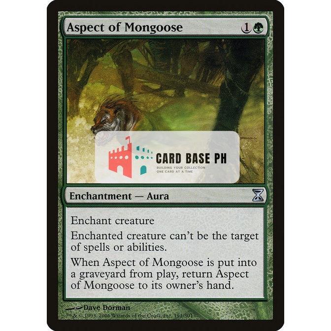Aspect of Mongoose( Lightly Played) - Magic the Gathering Trading Card ...