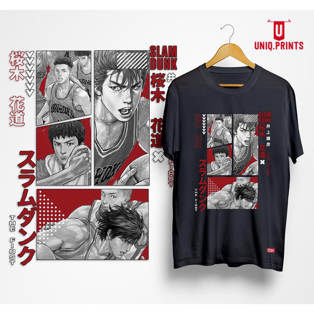 UNIQ.PRINTS SLAMDUNK THE FIRST GRAPHIC COTTON TSHIRT FOR MEN AND WOMEN ...
