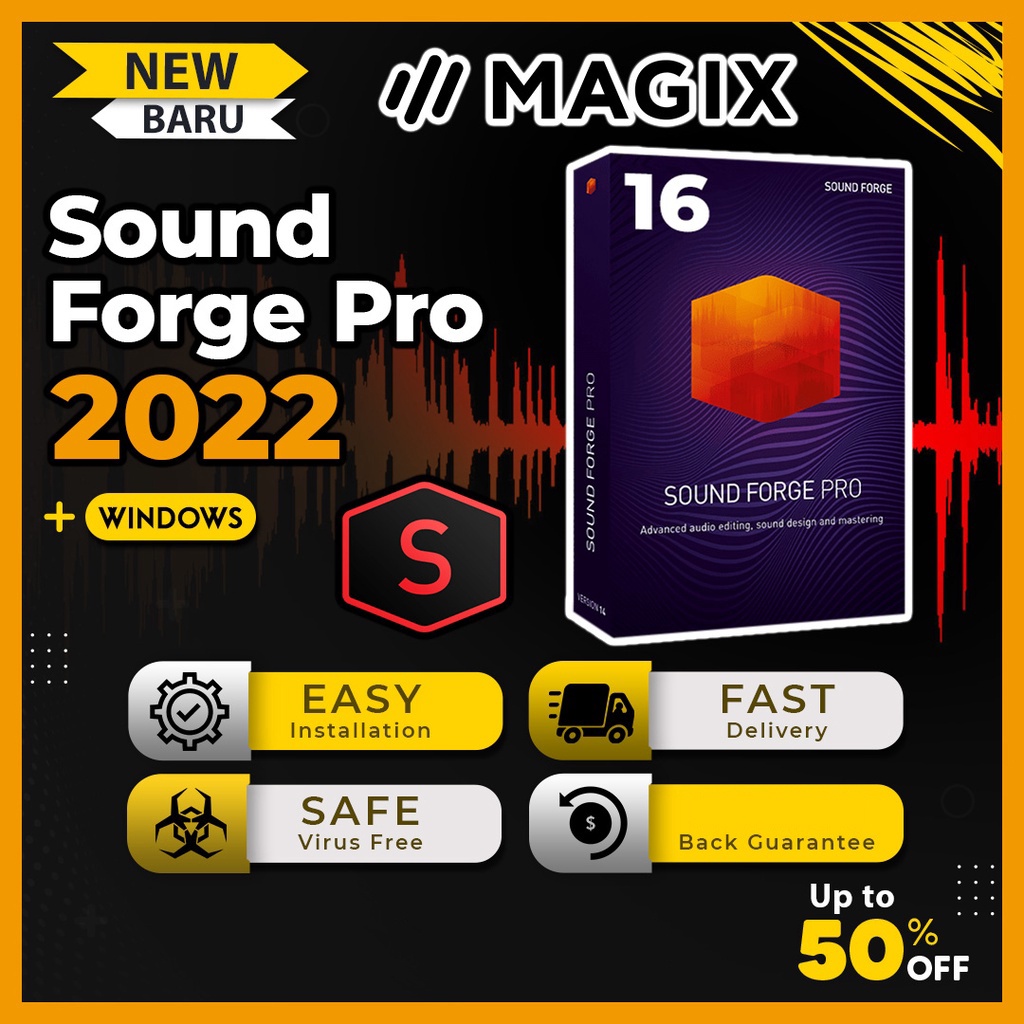 MAGIX Sound Forge Pro Suite v16.1.1.30 Latest Update 2022 For Windows ...