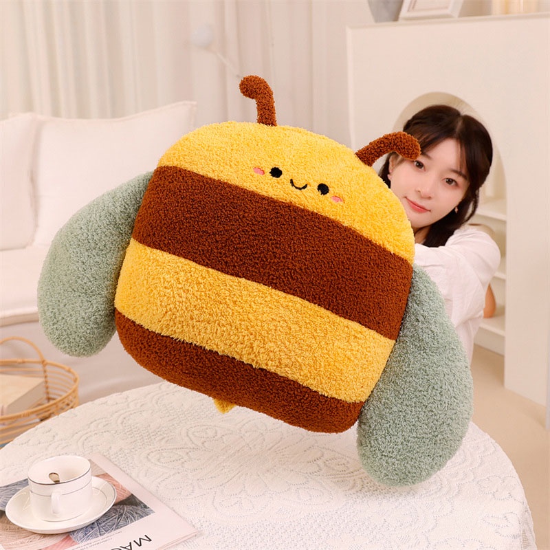 60cm Stuffed Toy Banana Bee Octopus Pillow Cushion Bolster Plush Doll ...