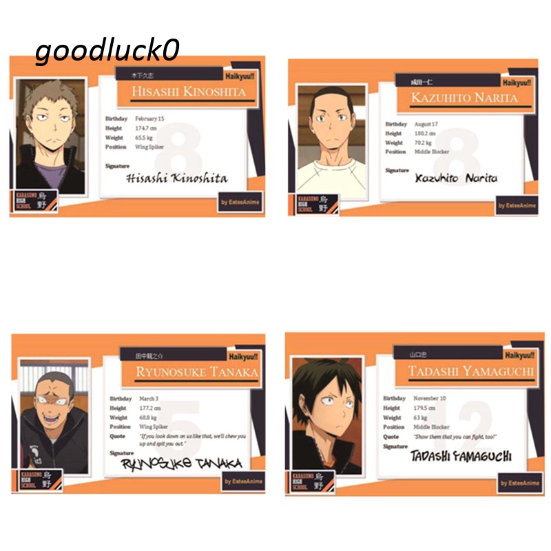 GL 1Pcs Anime Peripheral Haikyuu!! Hinata Shoyo Card PVC Student ID ...