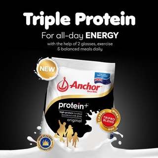 Anchor Protein Plus Milk Powder Plain 800g | Shopee Philippines