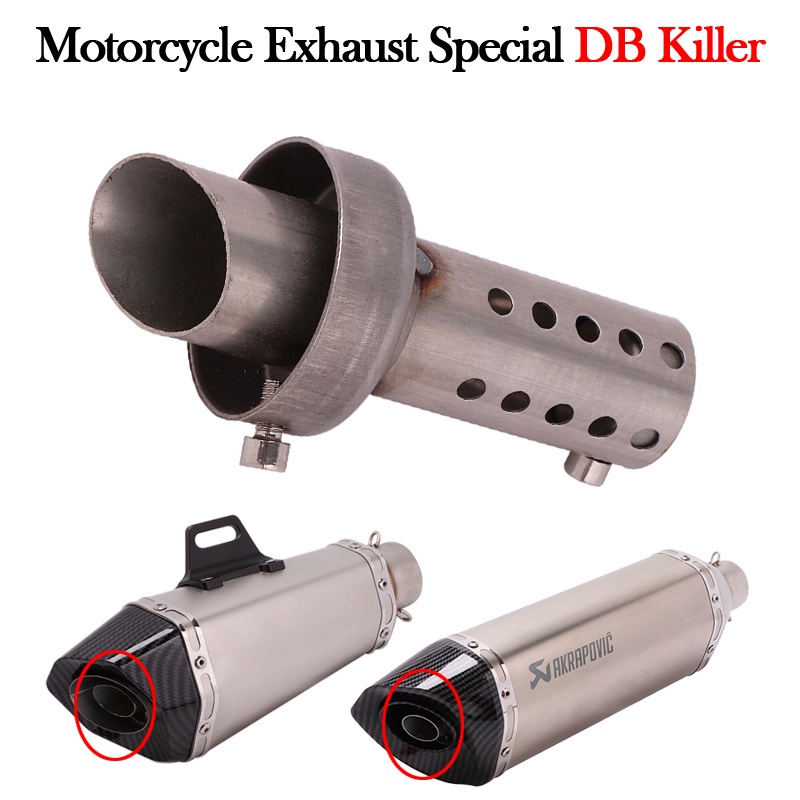 Motorcycle Exhaust Muffler Pipe DB Killer Silencer Adjustable Sound ...