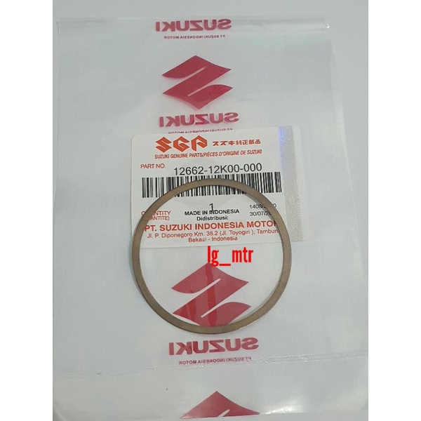 PLATE RING WASHER DRIVEN GEAR BALANCER GSX 150 SATRIA FU FI 12662-12K00 ...