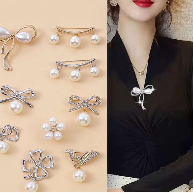 3-10 PCS Fashion Brooch Atmospheric Skirt Anti-wear High-end Female ...