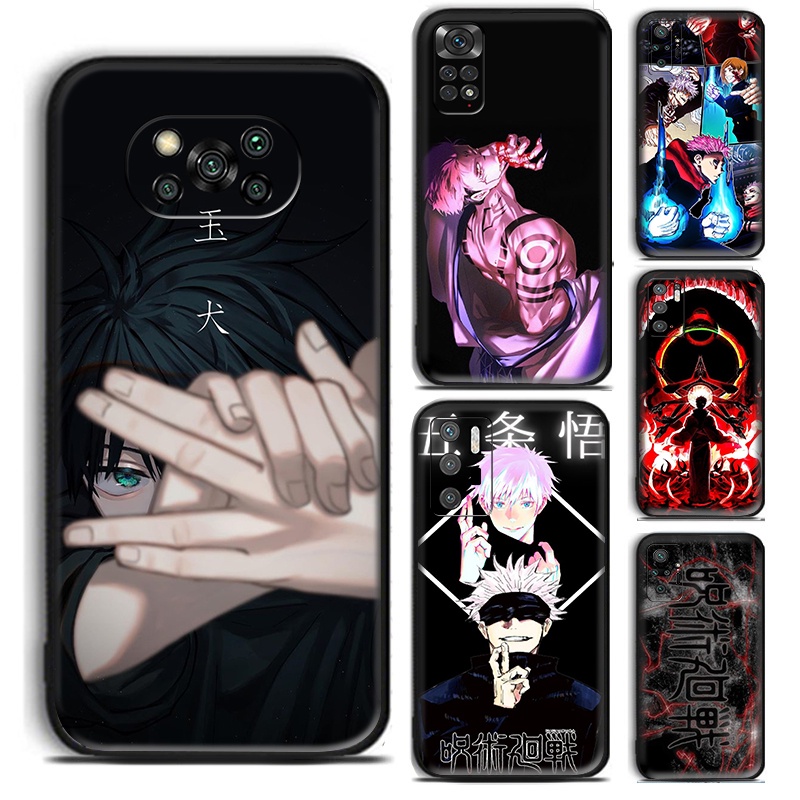 Xiaomi Poco X3 NFC F4 X4 GT Pro TF64 Jujutsu Kaisen Soft black frame ...