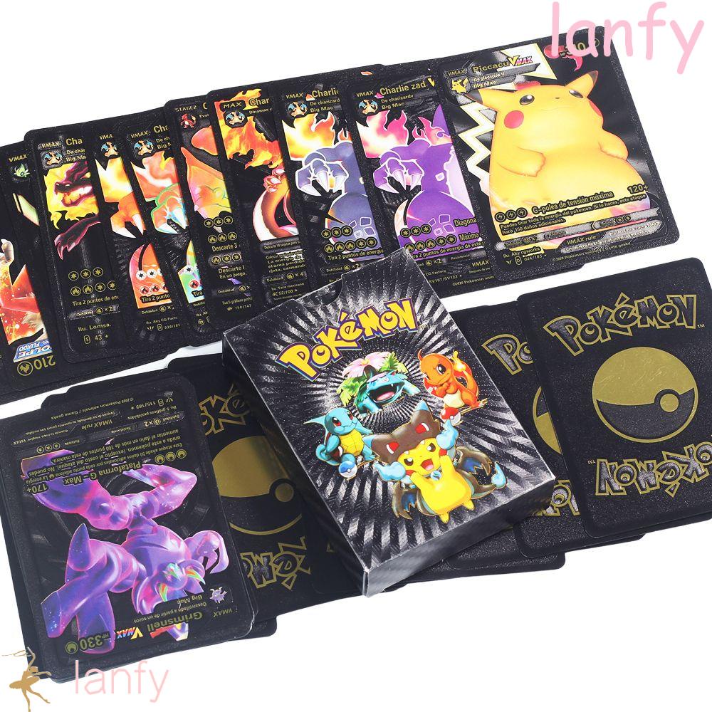 LANFY Pokemon Golden Cards Sprite Card Collection Accessories PIKACHU ...