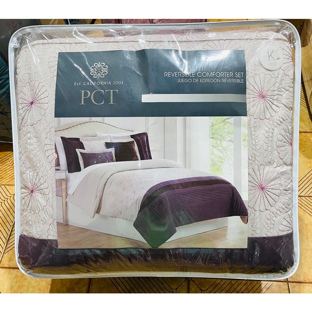 Est California PCT 5 PC Reversible Comforter Set- KING | Shopee Philippines