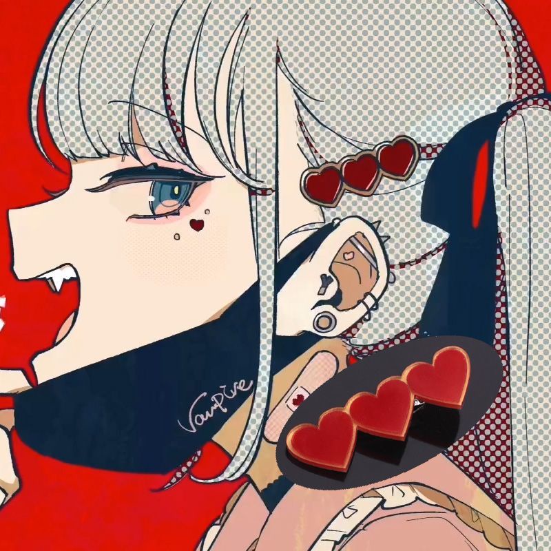 Vampire Miku Vtuber Headwear Cosplay Props Hair Clip | Shopee Philippines