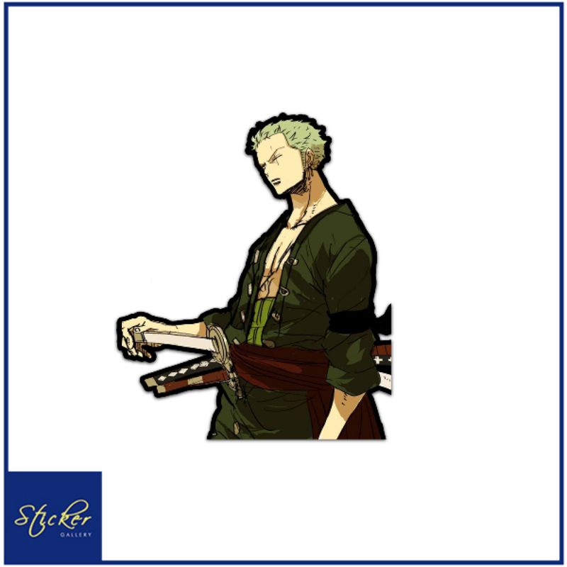 ZORO ONEPIECE ANIME PEEKER WATERPROOF STICKER | Shopee Philippines
