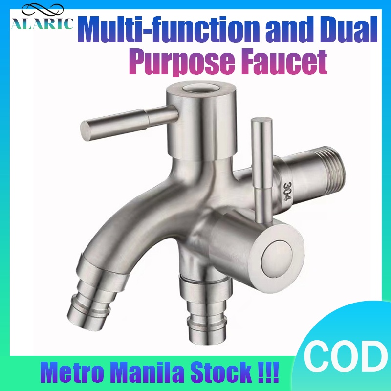 ph Stainless Steel SUS304 Faucet Two Way Faucet Dual Function Tap Washing Machine Faucet ...