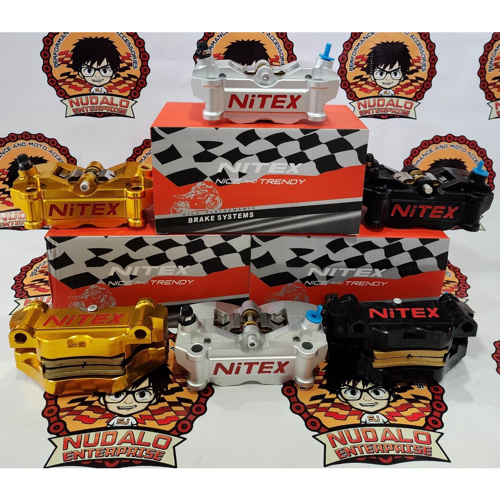 Nitex Caliper 4 Piston (1PC ) For MVR1 Inverted Front Shock Dual Disc ...