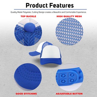 Quaff Sublimation Printable Polyester Net Cap | Shopee Philippines