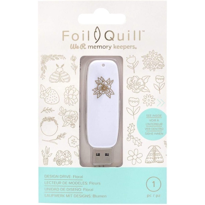 We R Memory Keepers Foil Quill Design USB Drive - Floral | Shopee ...
