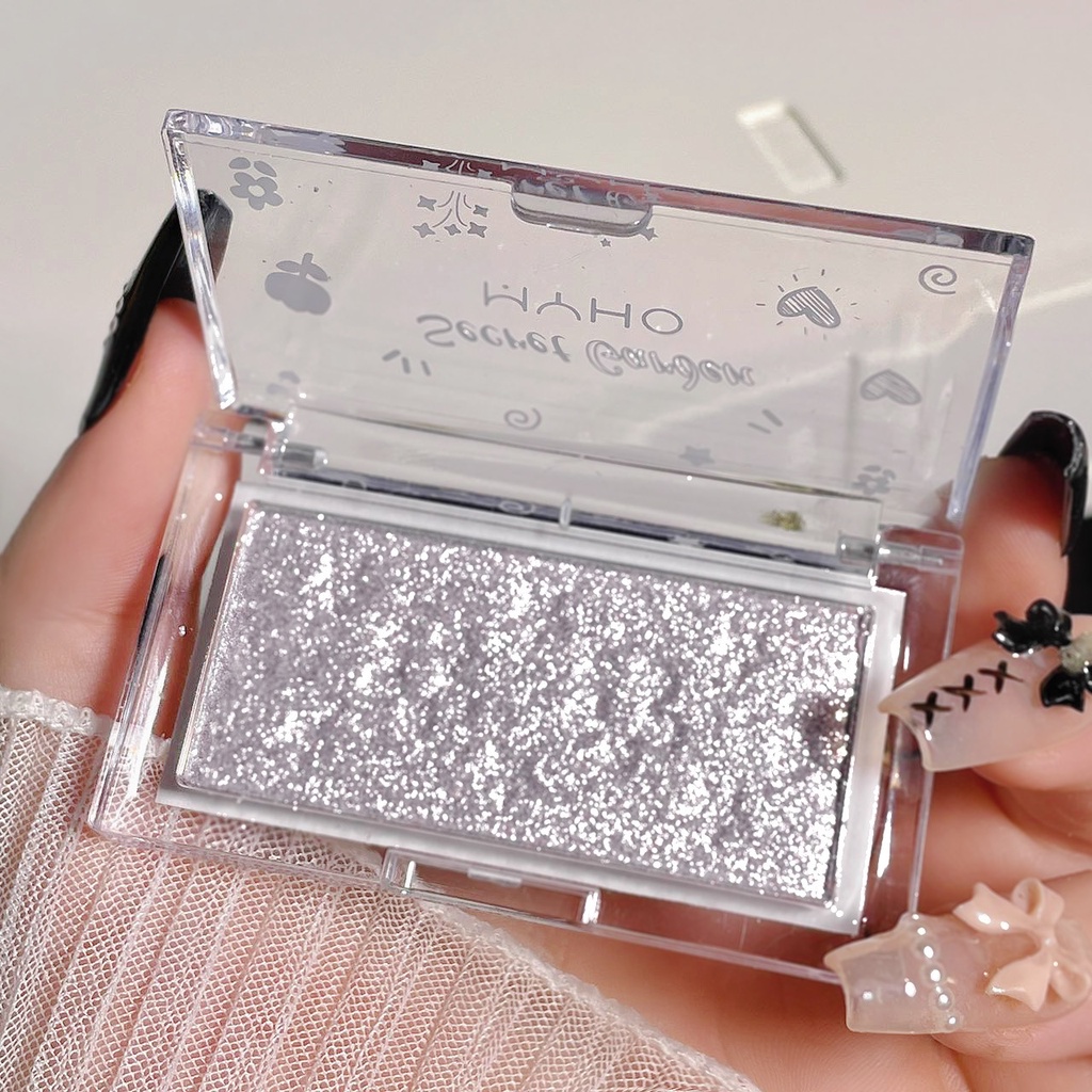 4 Colors Highlighter Powder Glitter Palette Makeup Glow Face Shimmer ...