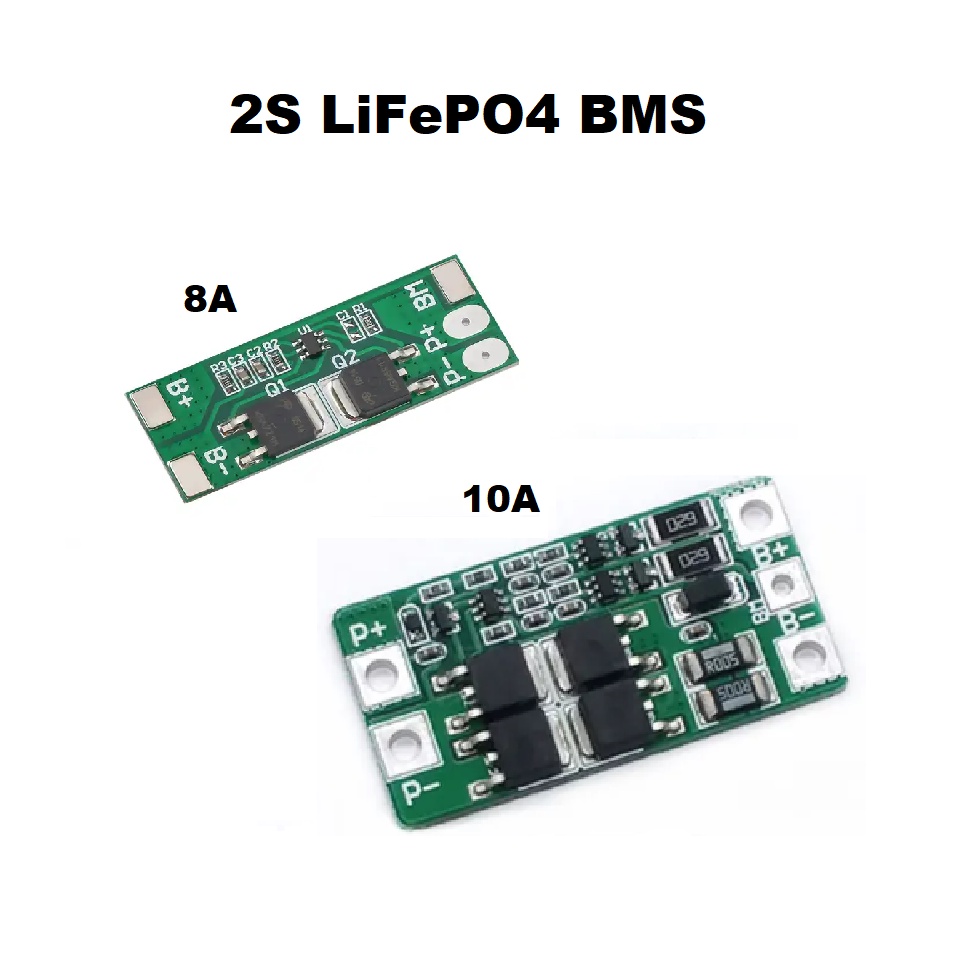 2S LiFePO4 BMS 8A and 10A with balance. | Shopee Philippines