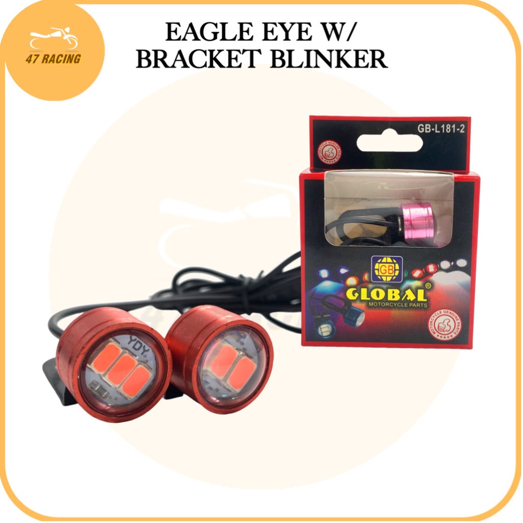 47Racing Motorcycle Accessories Eagle Eye With Bracket Steady/Blinker ...