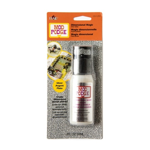 Plaid Mod Podge Dimensional Magic - Silver Glitter 2 fl oz | Shopee ...