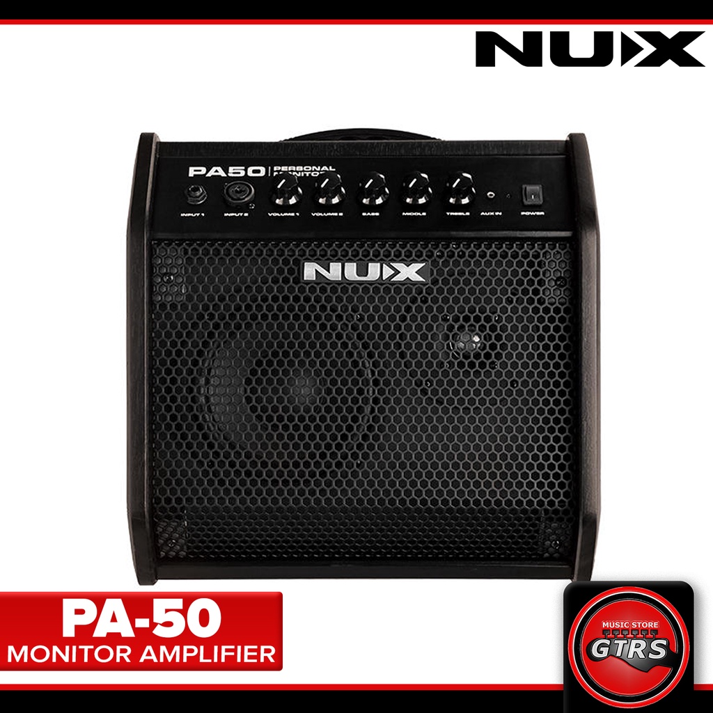 NUX PA-50 Personal Monitor Amplifier FRFR Full Range , Flat Response ...