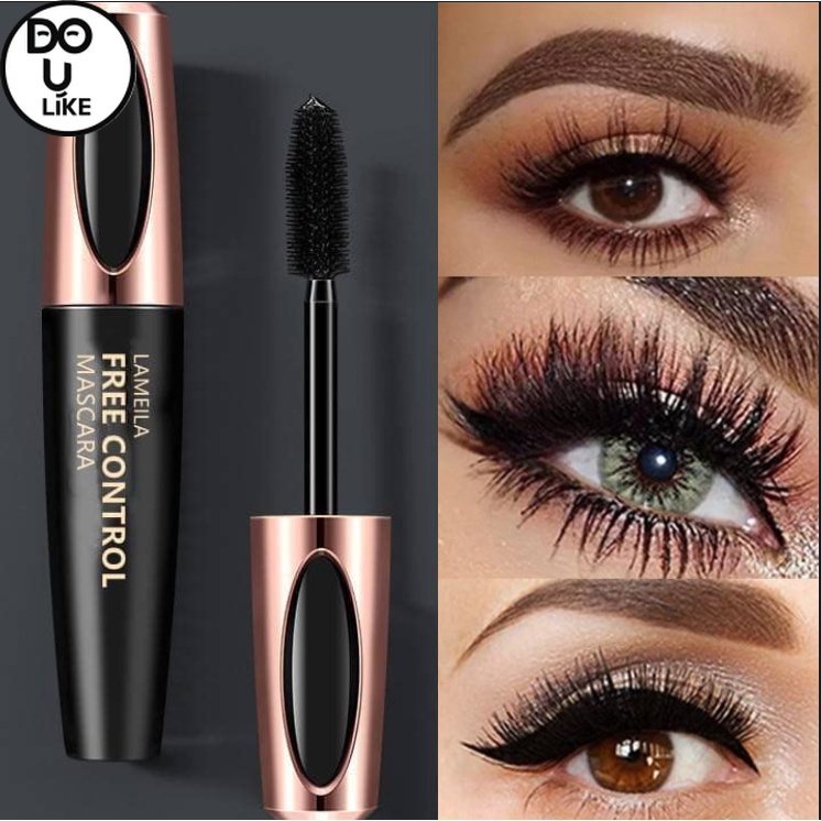4D Eyelash Mascara, Extension Makeup Black Waterproof Eyelash, Long ...