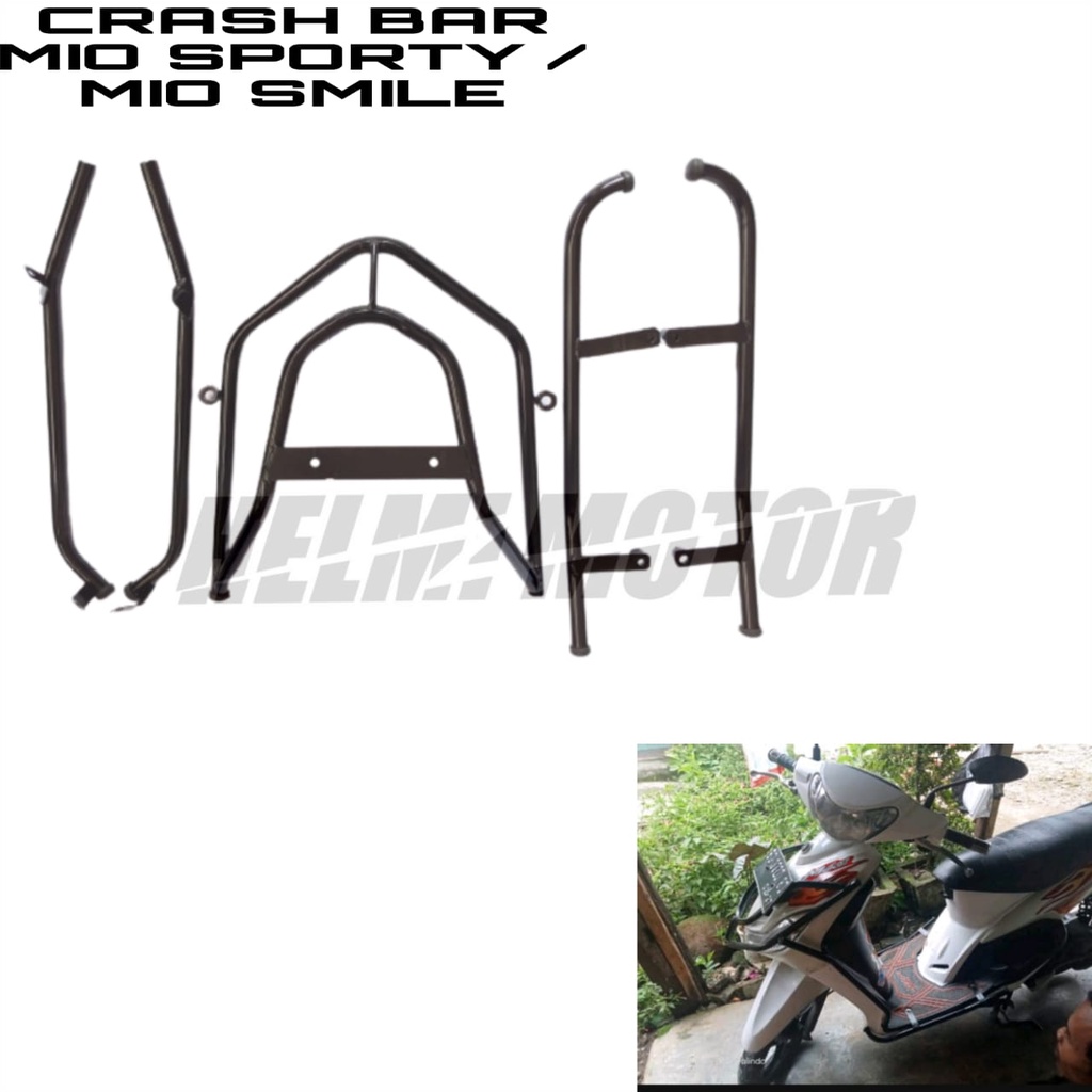 HM-CRASH BAR MIO SPORTY TUBULAR MIO SPORTY/ MIO SMILE FRAME SLIDER ...