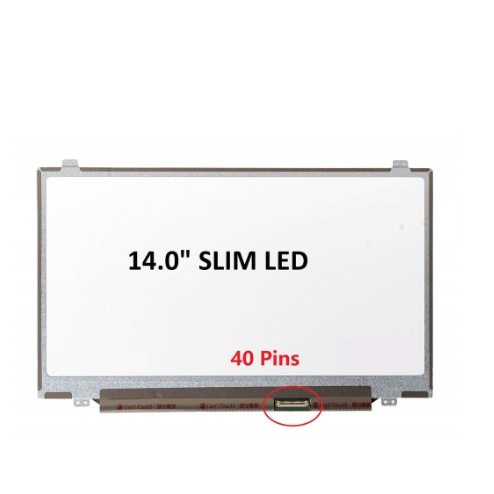 Laptop Screen 14.0 40 Pin Slim LED for ACER TOSHIBA LP140WH2 B140XTN02 ...