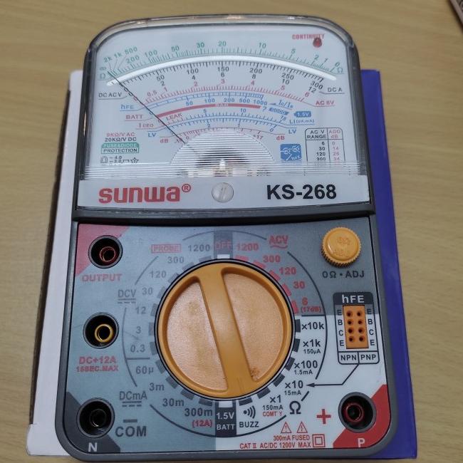 Sunwa KS-268 ANALOG MULTITESTER SUNWA ORIGINAL MULTITESTER | Shopee ...