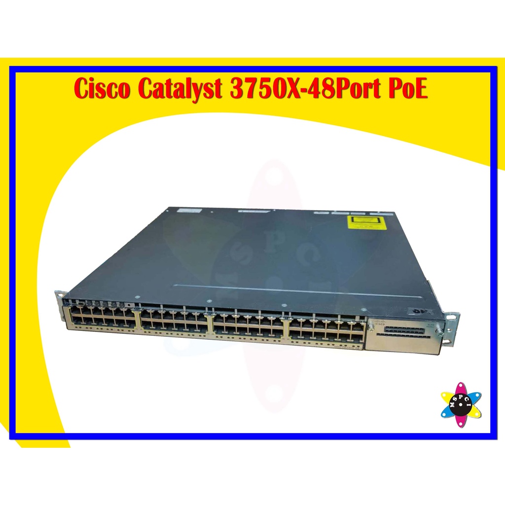 Cisco Catalyst 3750X-48Port PoE Switch (Used) | Shopee Philippines