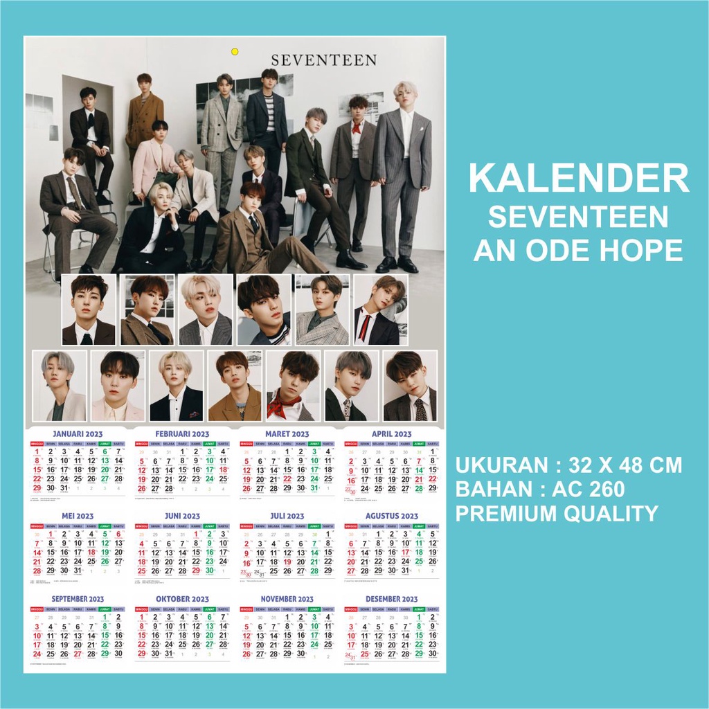 2025 CALENDAR - SEVENTEEN - KPOP CALENDAR | Shopee Philippines
