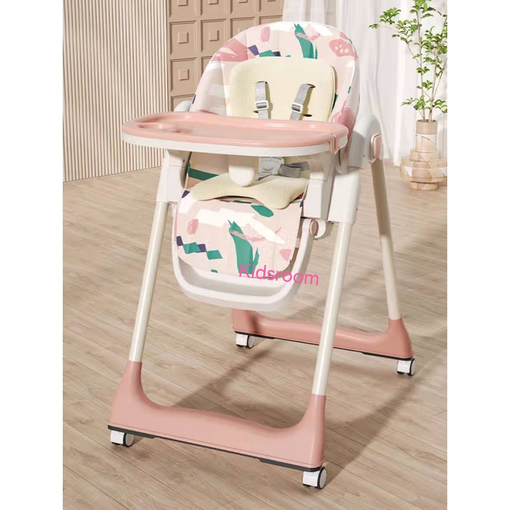 NEW multifunction adjustable lay down High chair with leather seat and ...