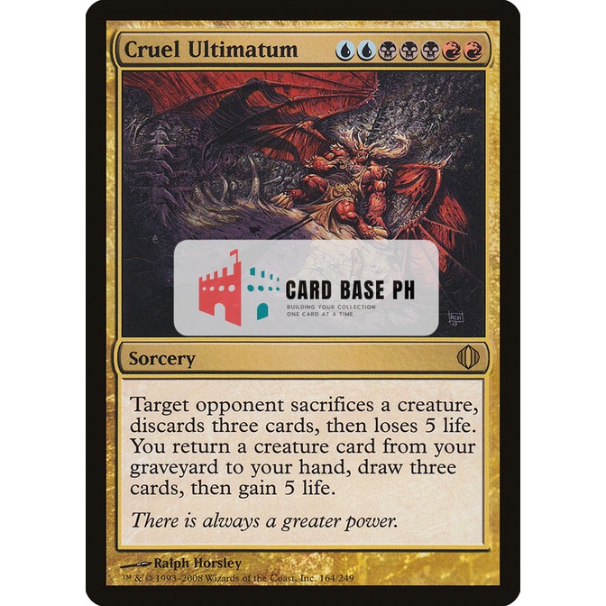 Cruel Ultimatum(Lightly Played) - Magic the Gathering Trading Card ...
