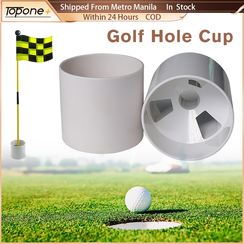Durable Plastic Golf Green Hole Cup Outdoor Putting Green Flag Golf ...