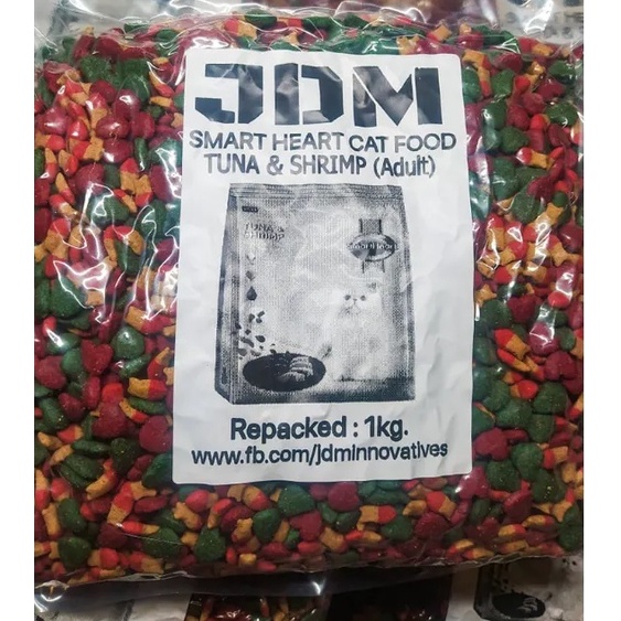 Smart Heart Adult Cat food Tuna and Shrimp 1kg | Shopee Philippines