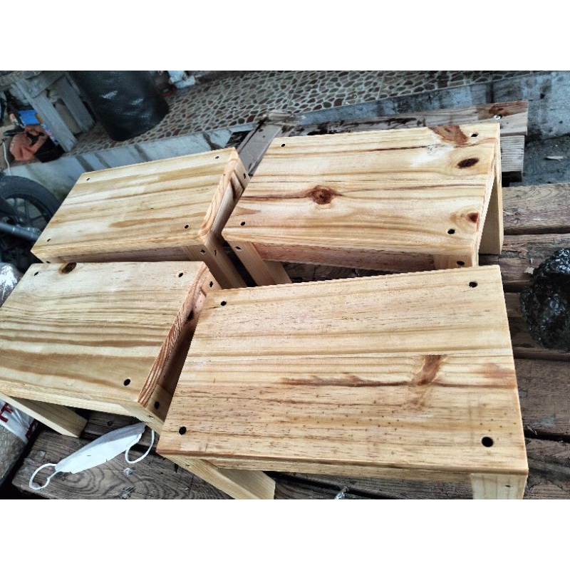 Bangkito multi purpose..in natural varnish. 12 inches by 7 inches by 8 ...