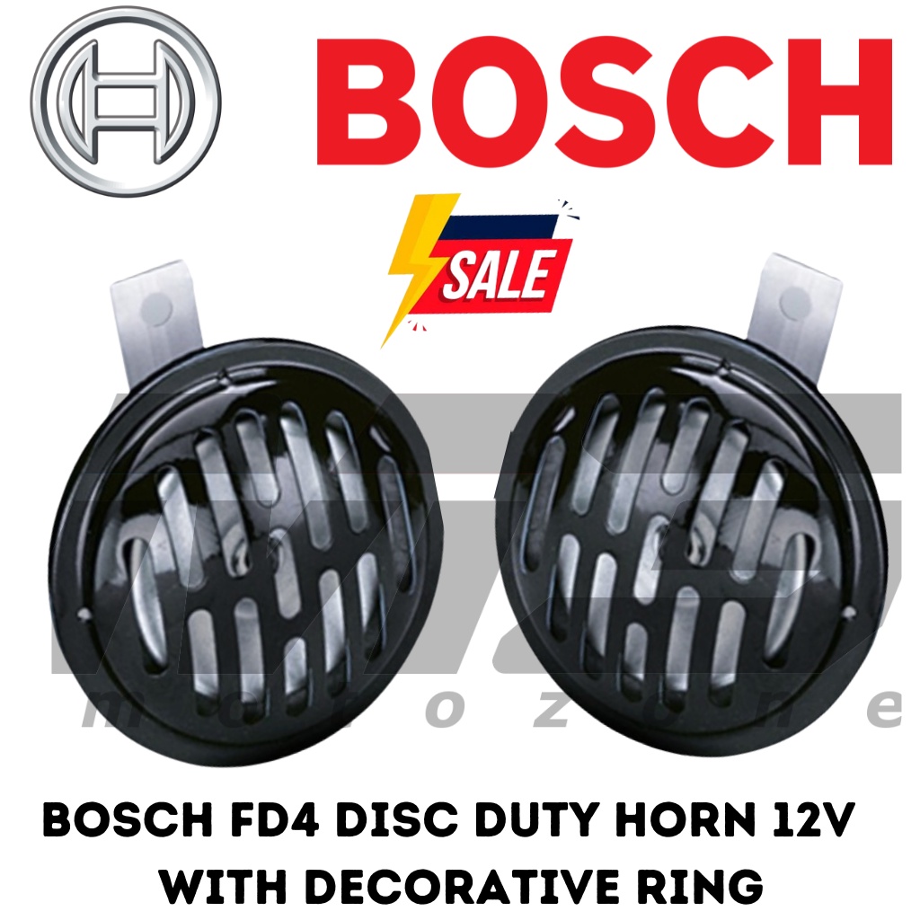 Bosch FD4 Disc Duty Horn Set 12volts with Decorative Ring (2 pcs ...