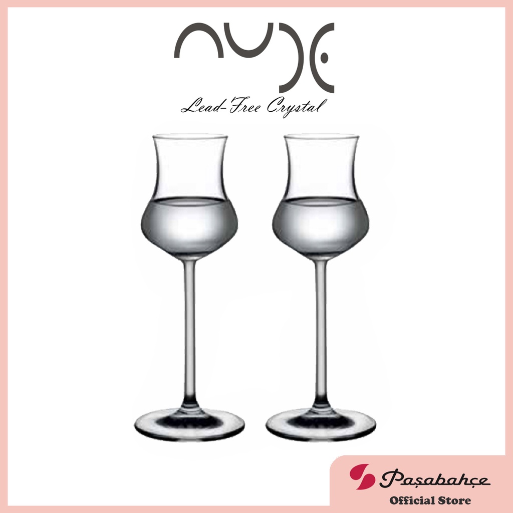 Pasabahce Crystal Vintage Grappa Glass 95 cc 3 1/4oz, Set of 2 (66110 ...