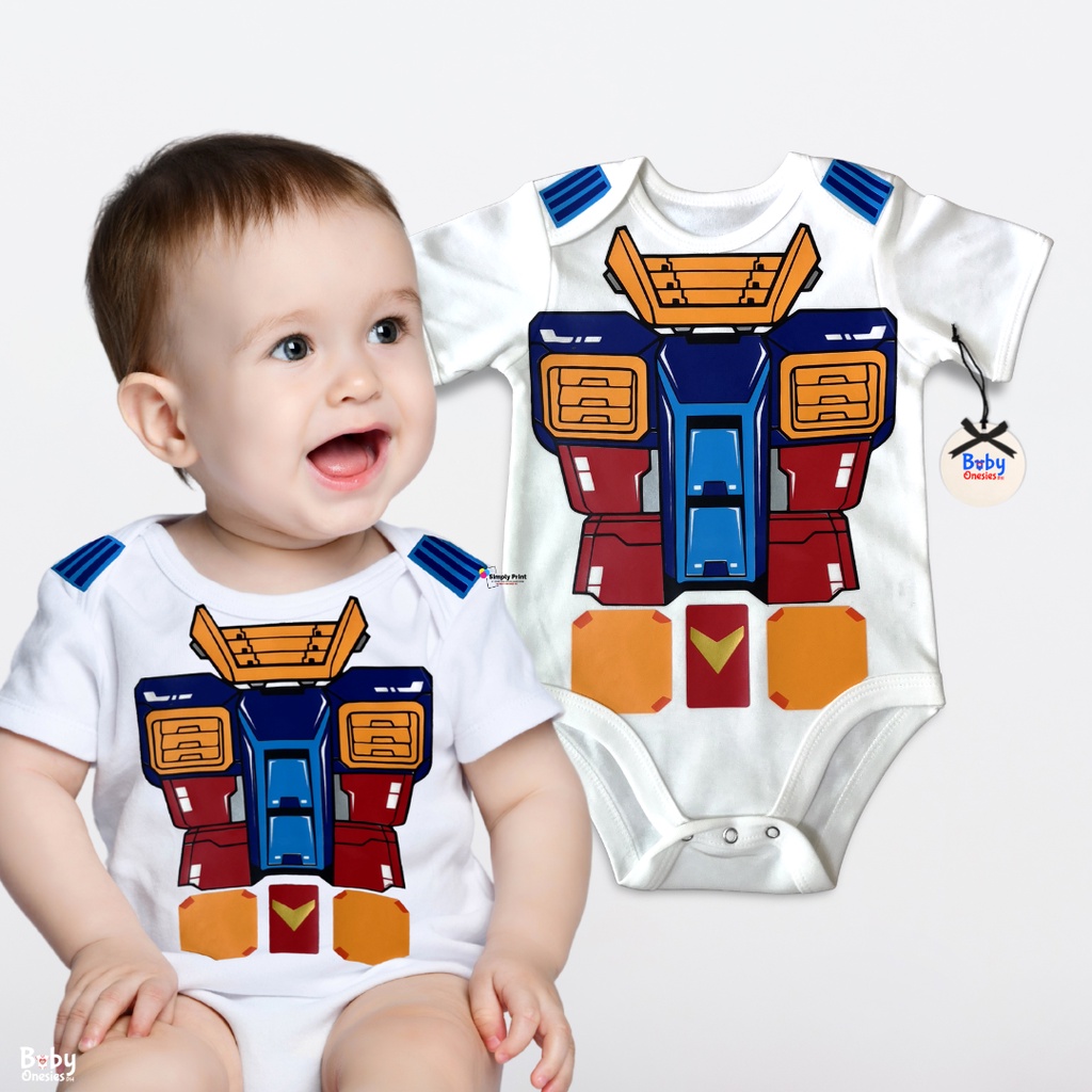 Baby Onesies PH Gundam Anime Baby Onesie 0-12 months Cotton Bodysuit ...
